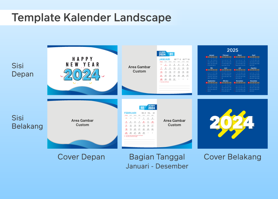 Kalender Meja Custom | Revo Print Online